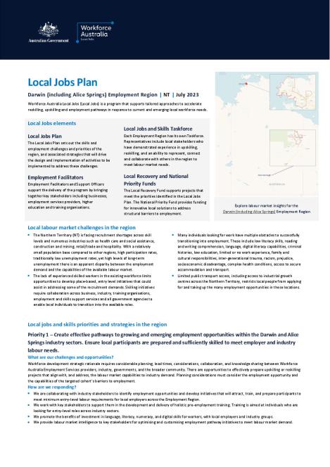 Darwin (includes Alice Springs) - Department of Employment and ...