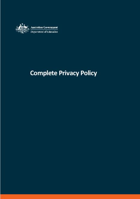 Department of Education Complete Privacy Policy - Department of ...