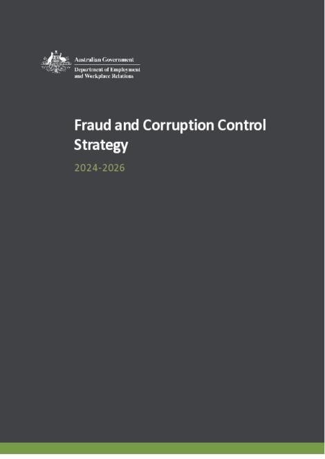 Fraud and Corruption Control Strategy - Department of Employment and ...